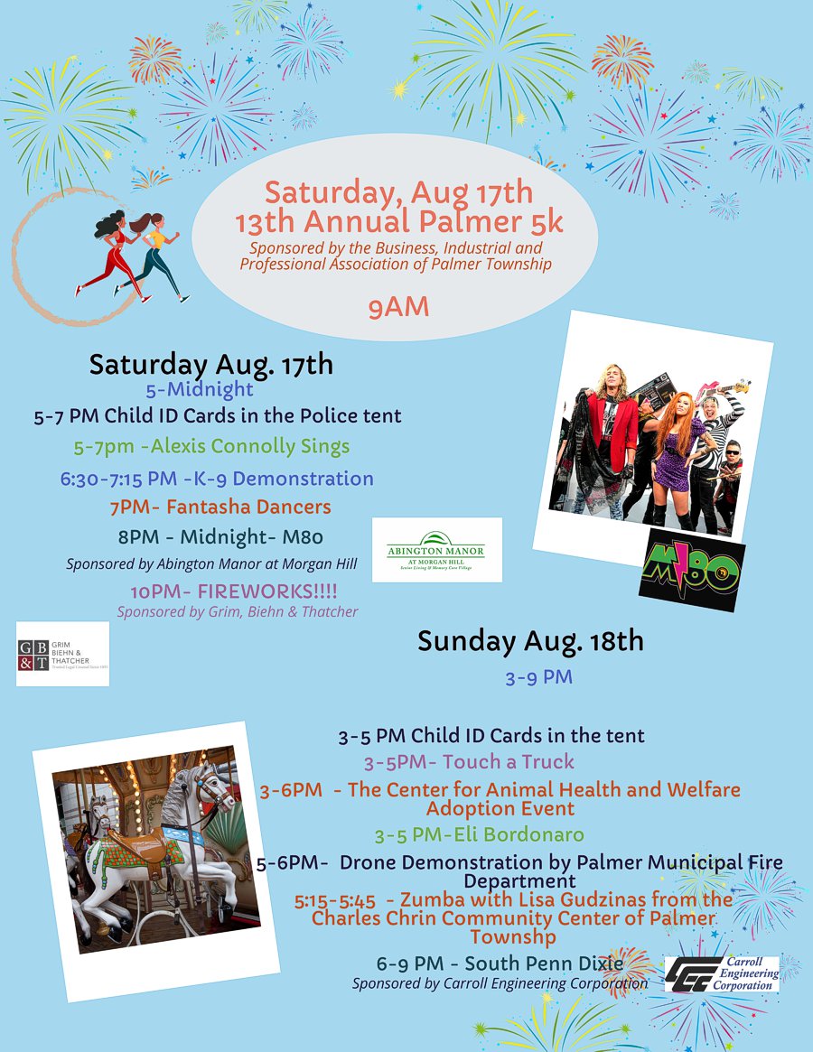 Palmer Community Weekend - Sponsors